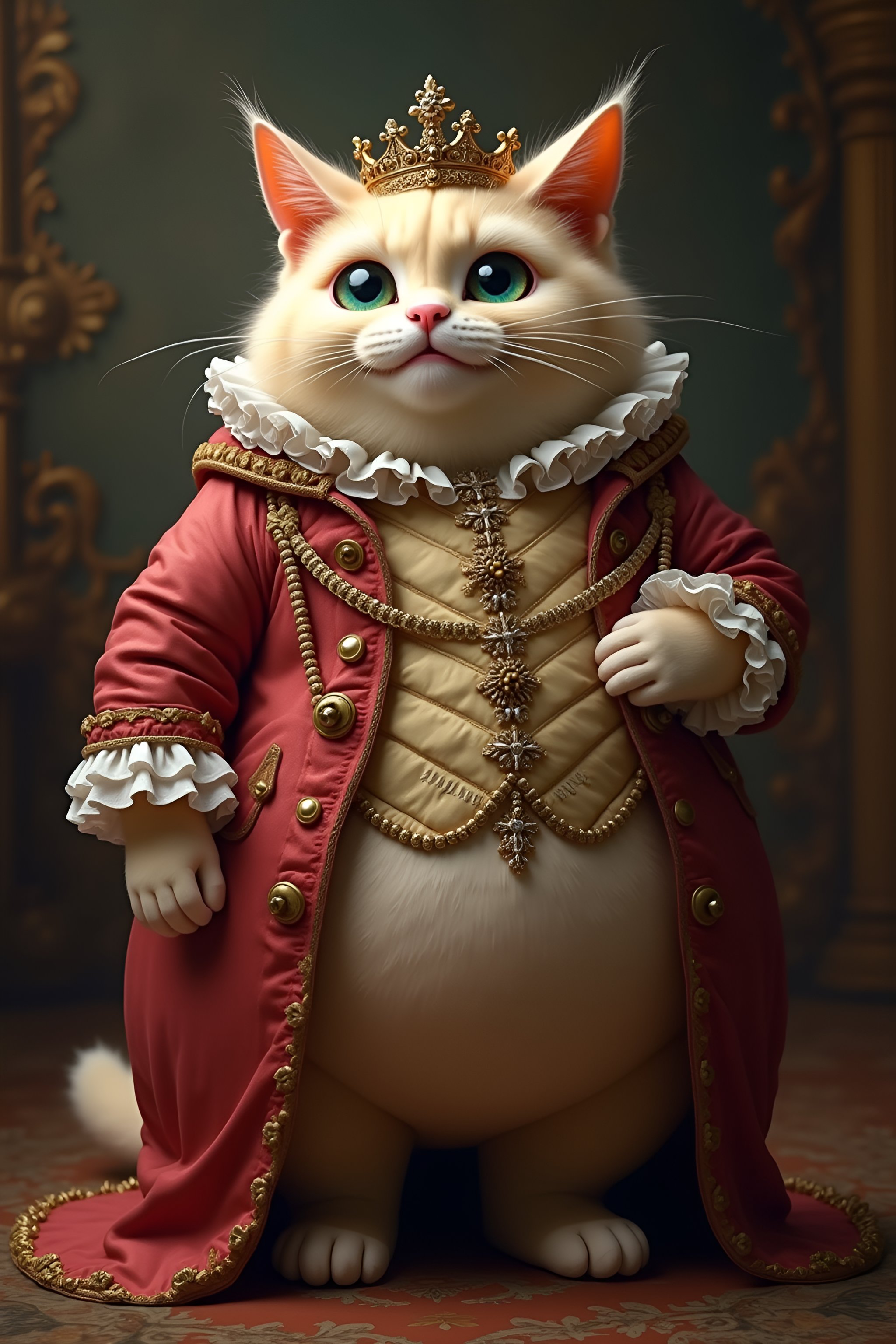 cat queen | image created by レオナルドくま | Tensor.Art