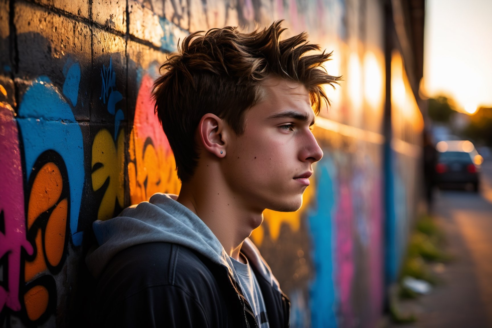 Sad boy. Test. | image created by Loxias Hunas | Tensor.Art