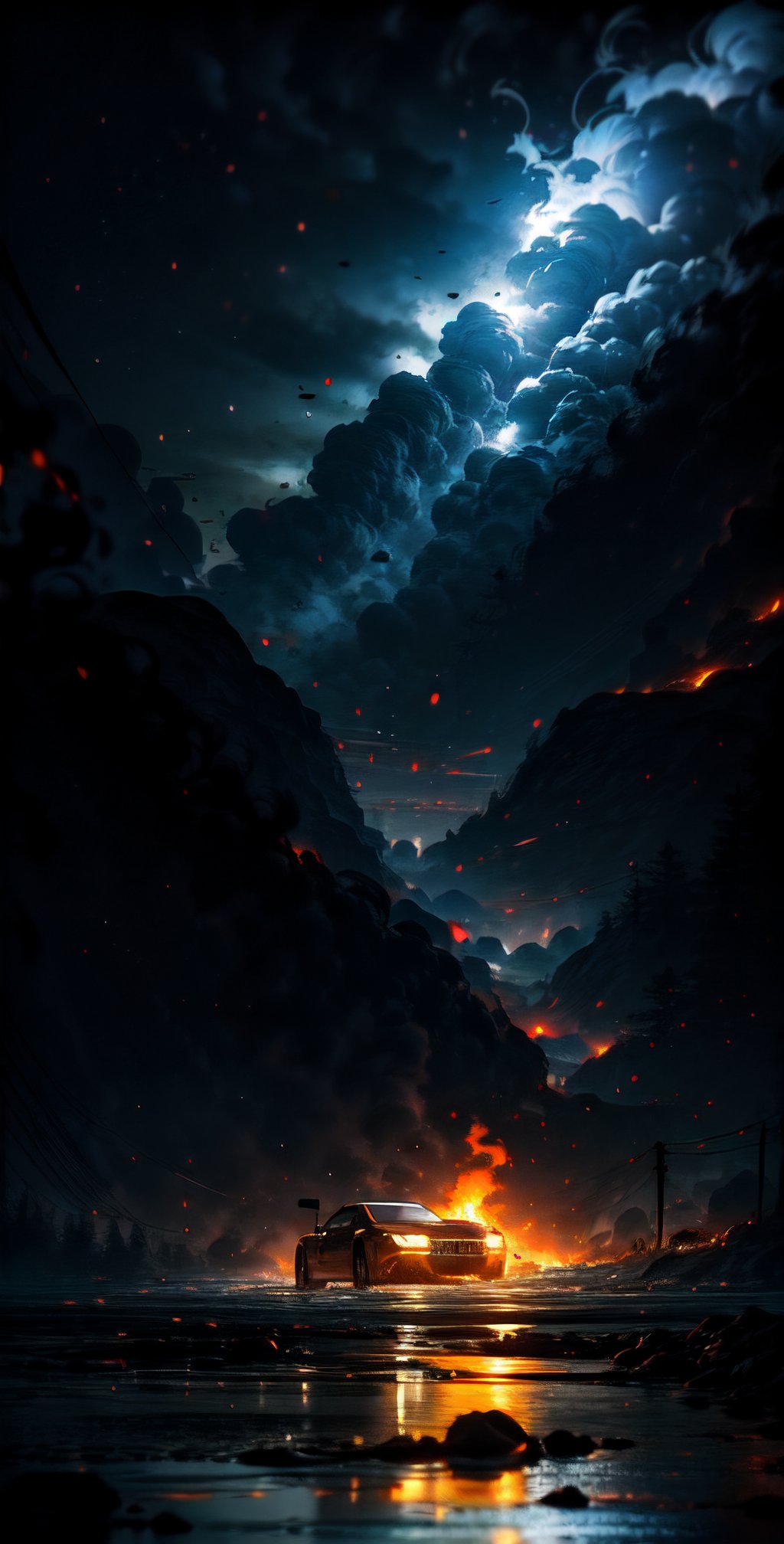 8k quality, cinematic, burning | image created by sum | Tensor.Art