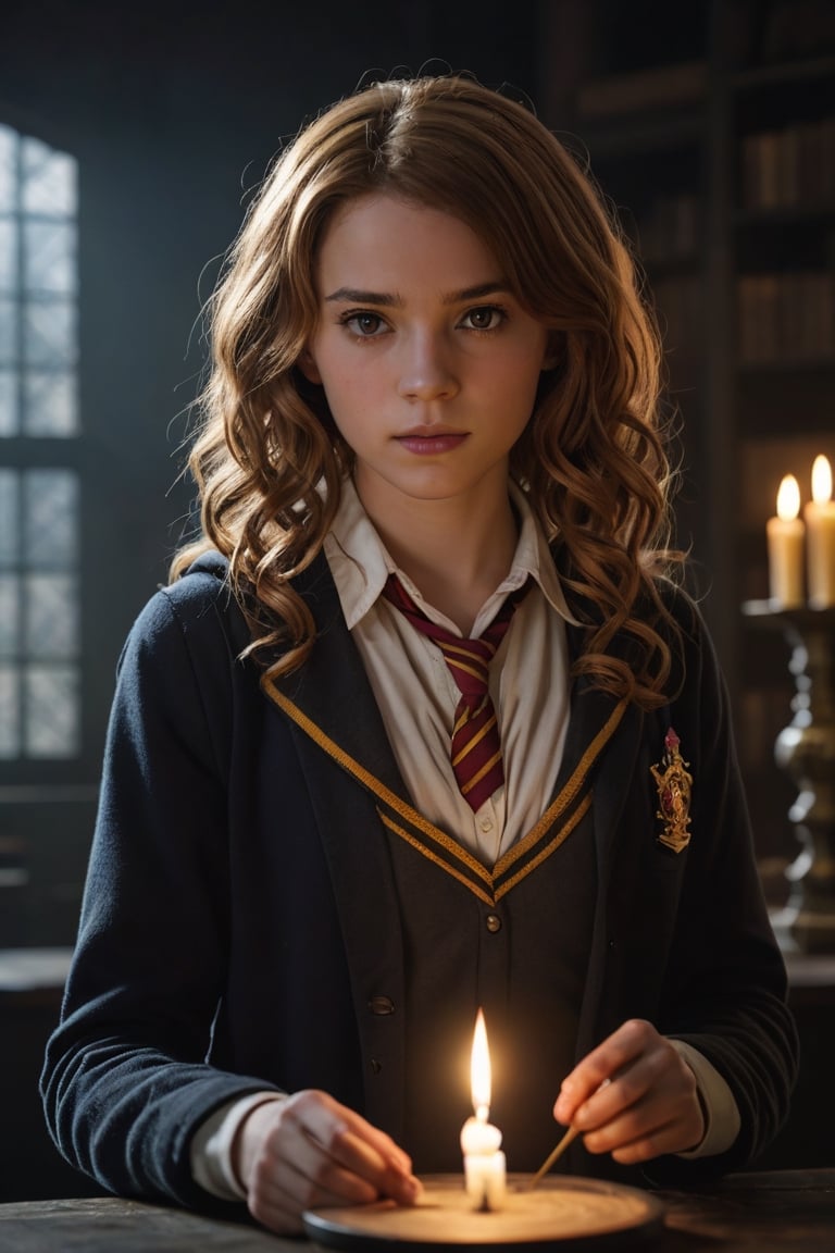 A beautiful Hermione Granger i | image created by Snakeking | Tensor.Art