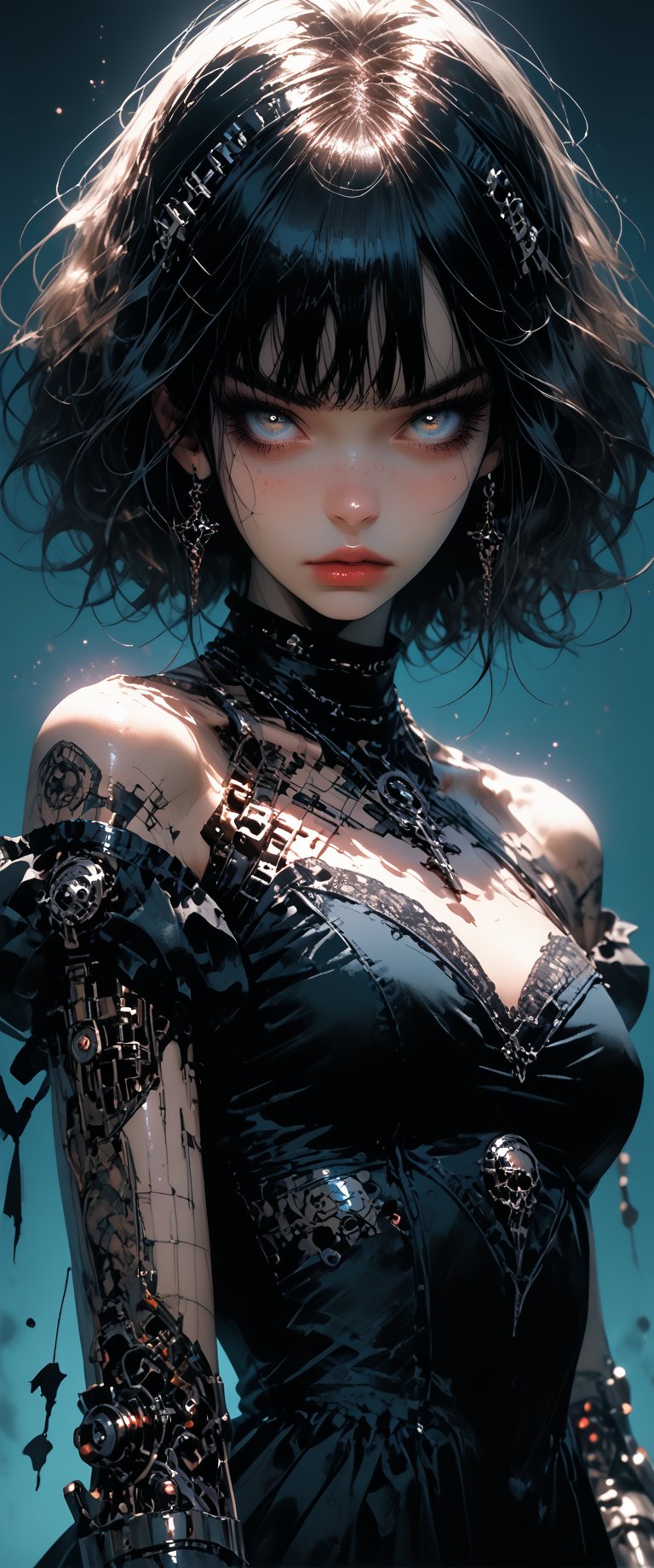 Onea | Cyborg Girl | image created by Shunkaha | Tensor.Art
