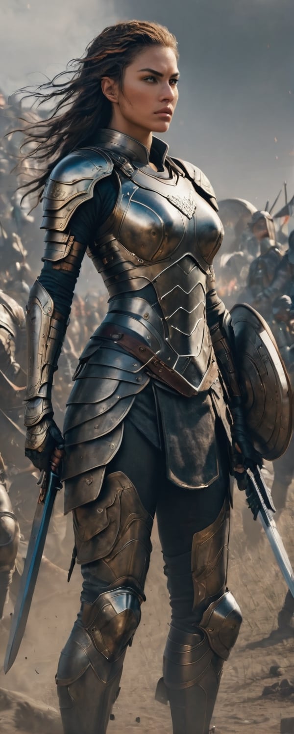 A fierce and beautiful female | image created by Bsamkn | Tensor.Art