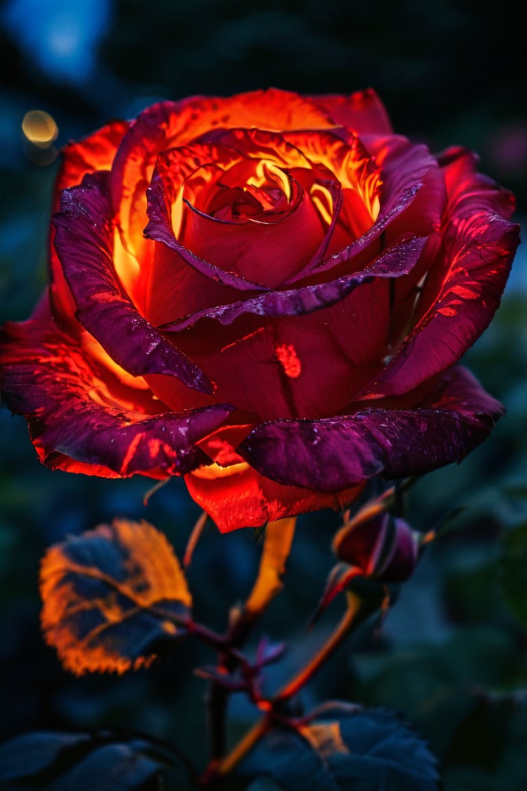 epiCPhoto, The Emberflare Rose | image created by TracQuoc | Tensor.Art