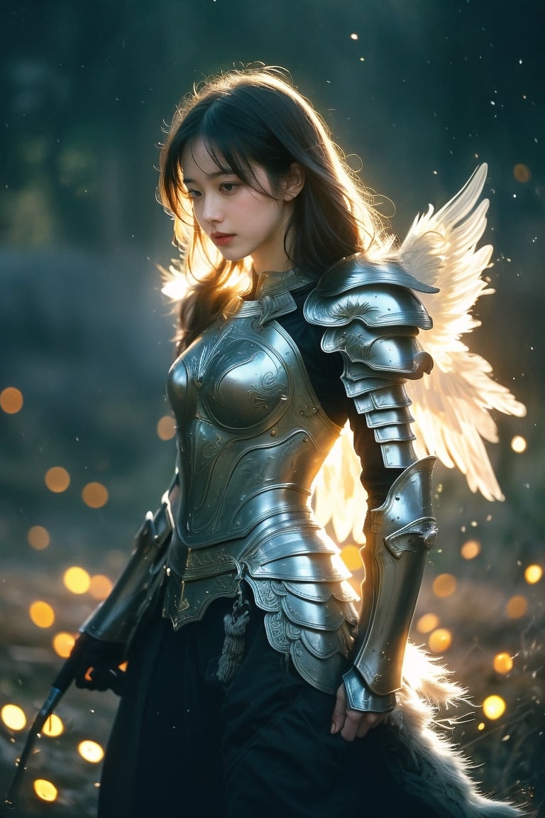 angelic warrior armor, in a ce | image created by TracQuoc | Tensor.Art