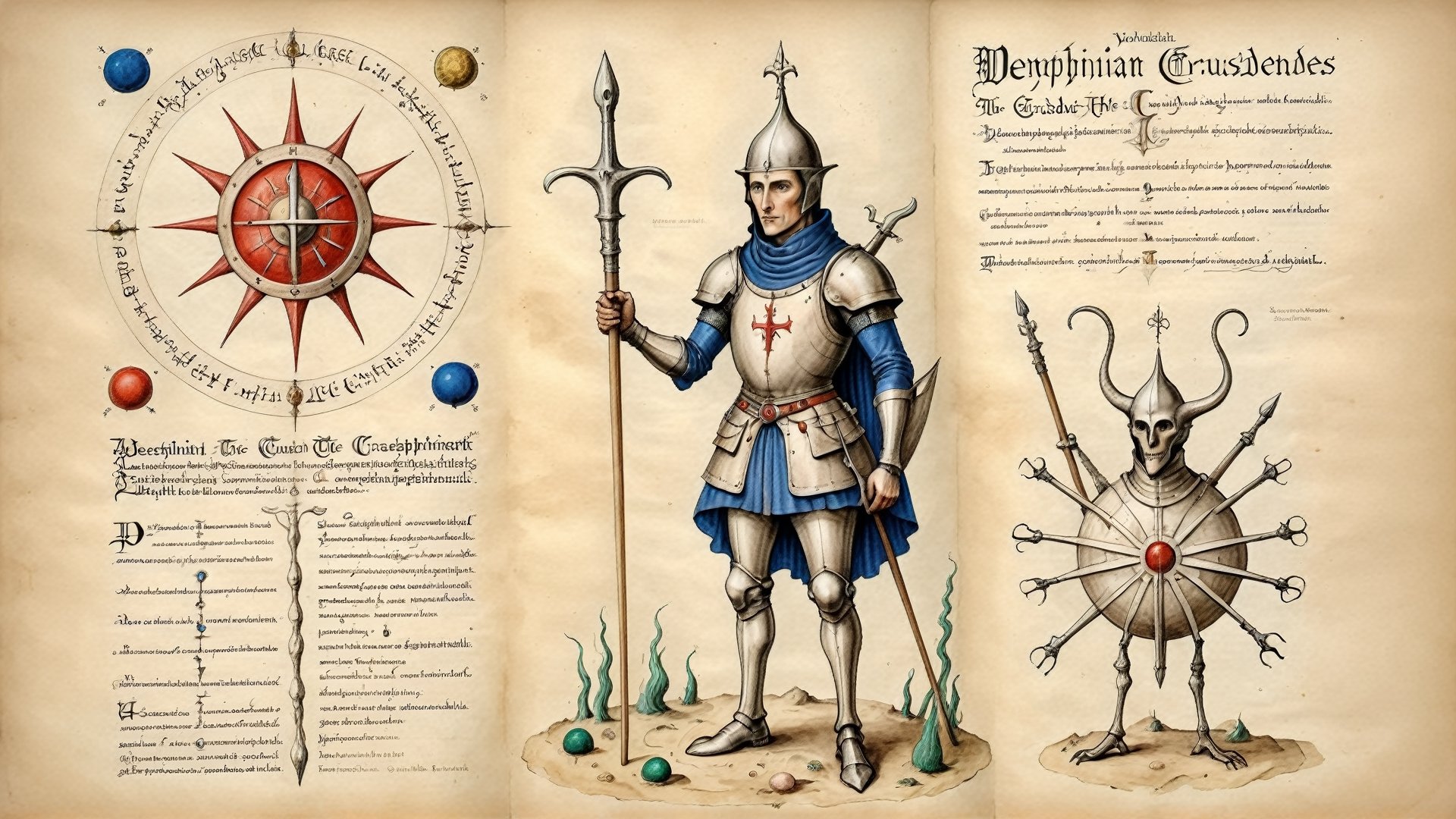 illustrations medieval soldier | image created by Gato_Roboto | Tensor.Art