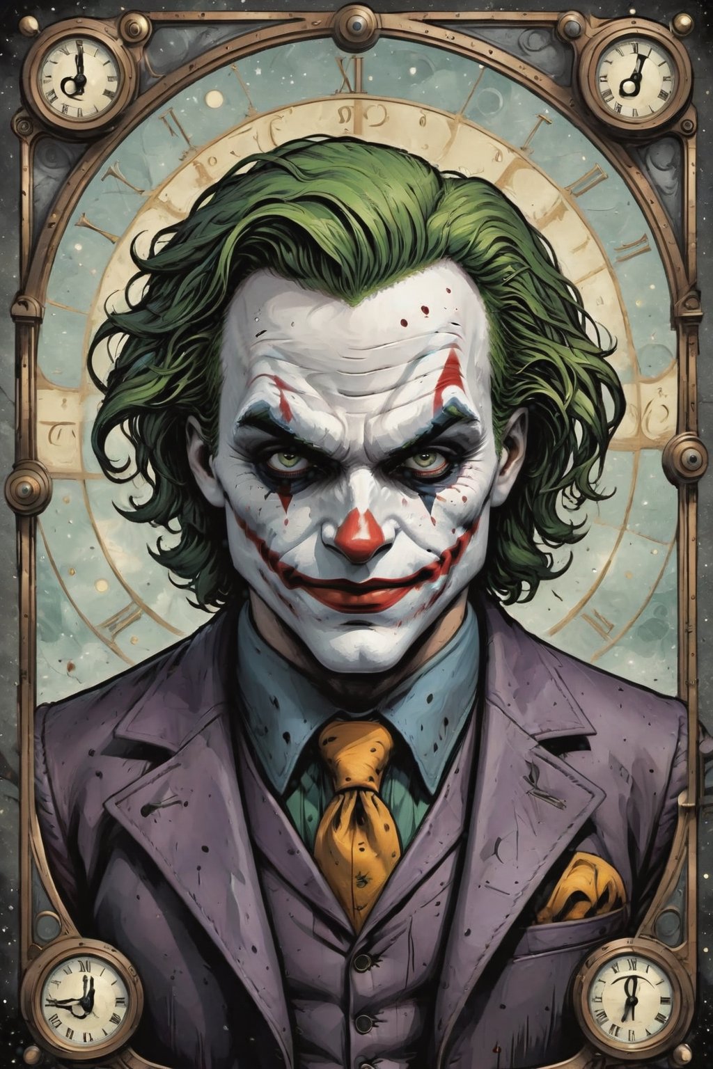 Joker Tarot Card | image created by Sisinti | Tensor.Art