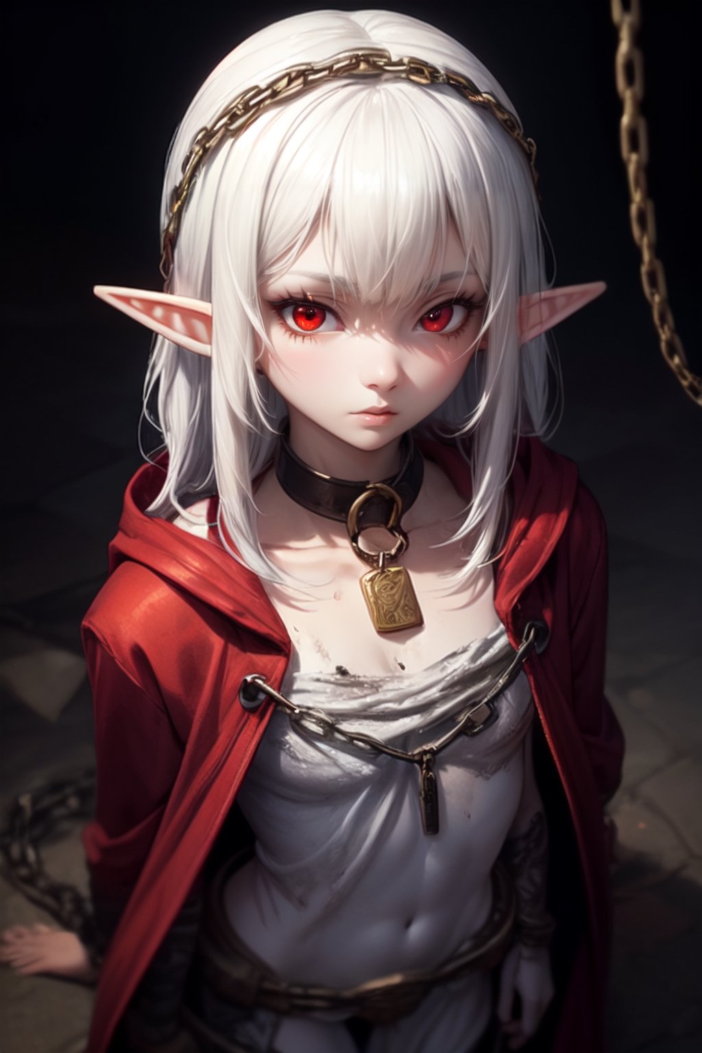 (1 little elf), (white hair), | image created by H47 | Tensor.Art