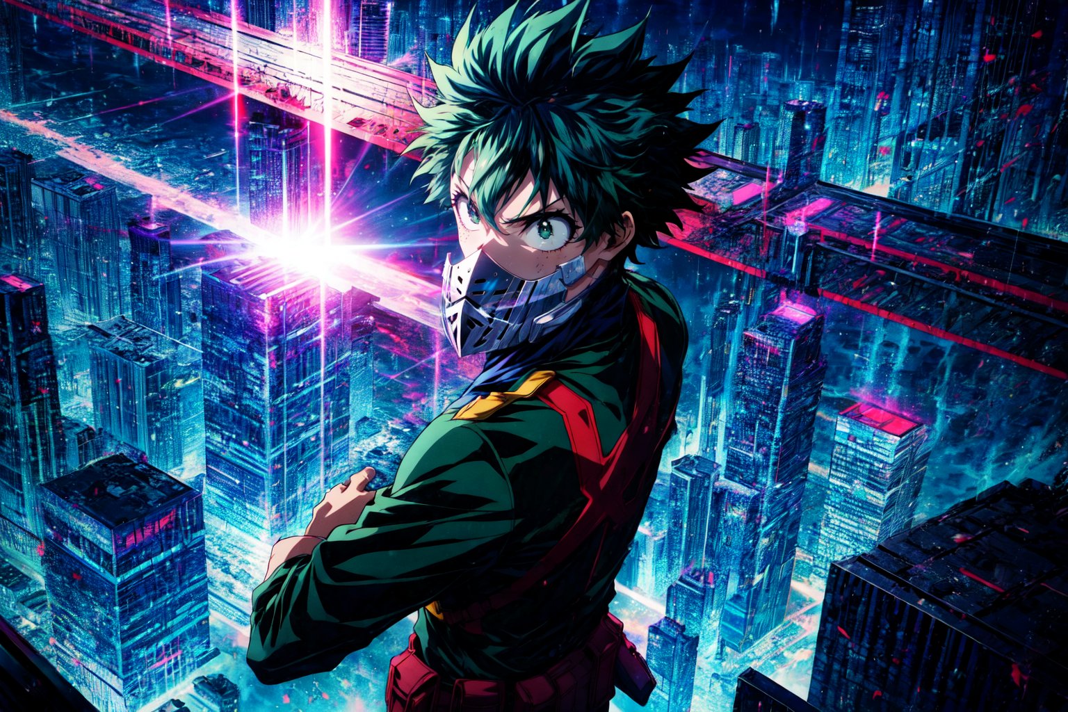 Izuku Midoriya -My Hero Academ | image created by マカイ Makai | Tensor.Art