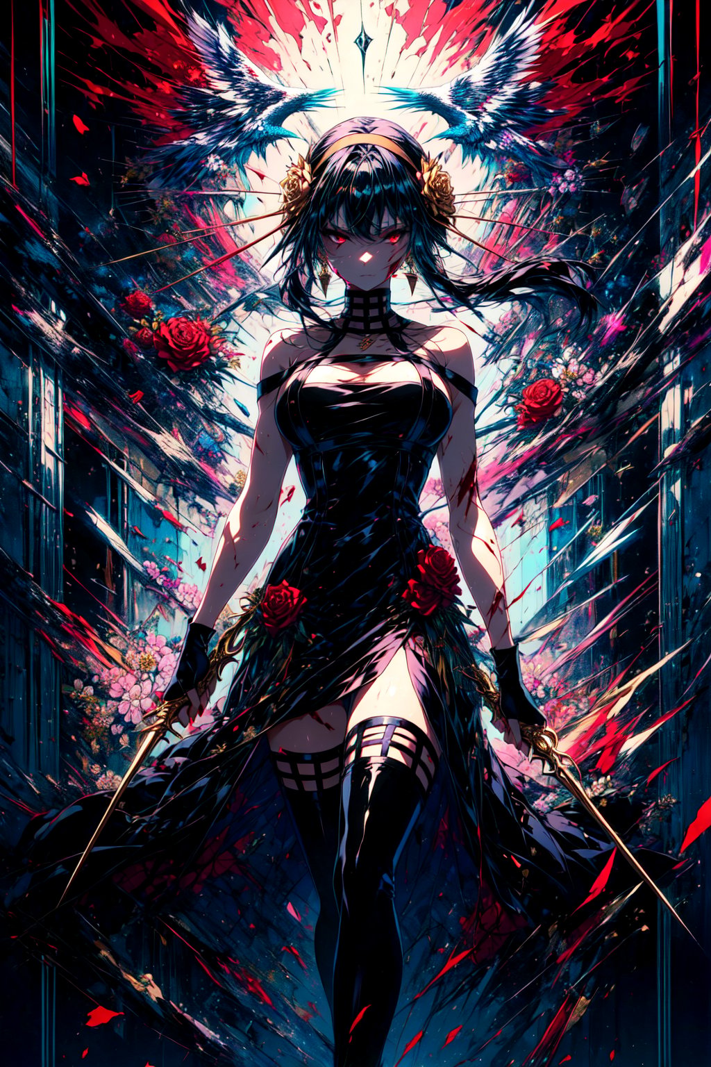 Yor Forger ヨル・フォージャー / Spy x F | image created by マカイ Makai | Tensor.Art