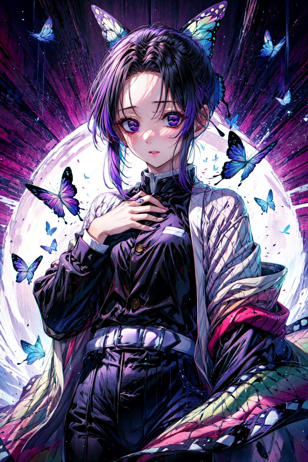Kochou Shinobu :Demon Slayer | image created by マカイ Makai | Tensor.Art