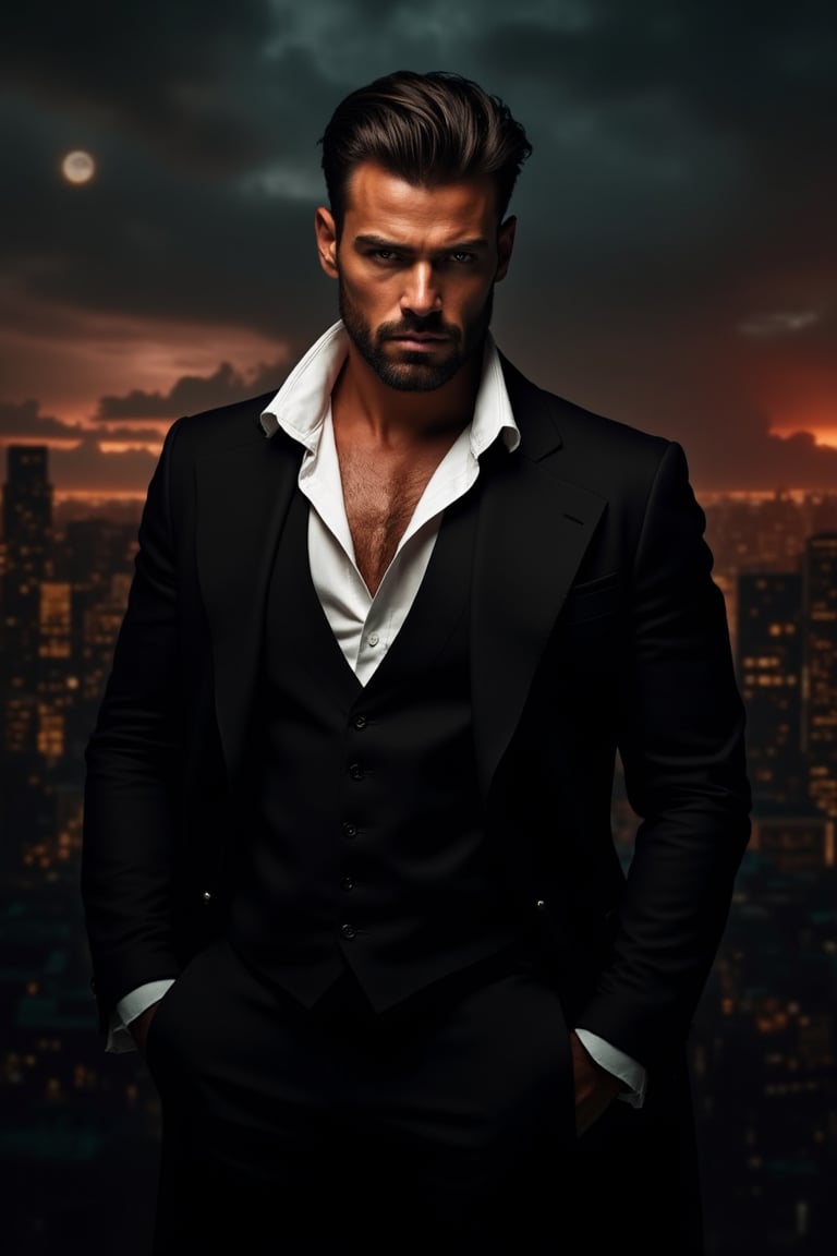 full_body Darkly handsome dang | image created by Belle_Everleigh ...