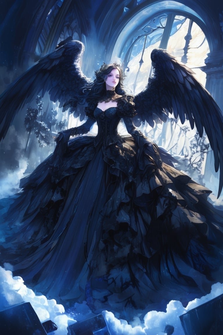 Ebon Wings：漆黒の翼 | image created by 京野菜（kyo8sai） | Tensor.Art