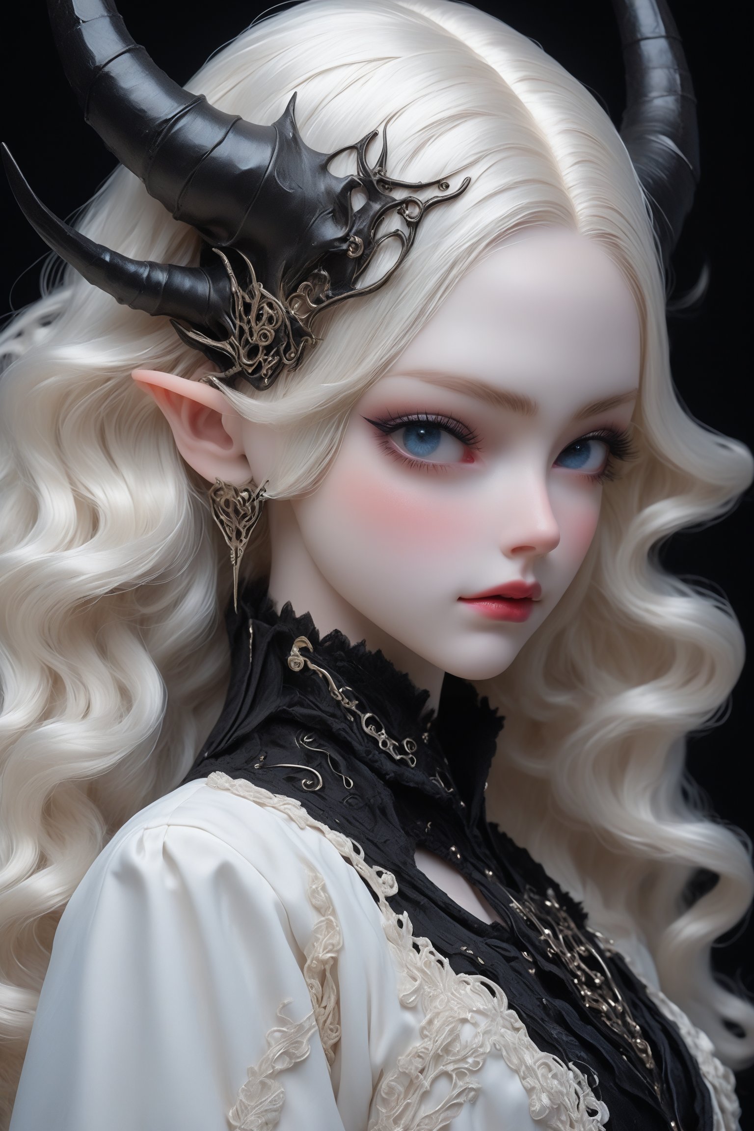 albino demon Princess,Beautifu | image created by maehara | Tensor.Art