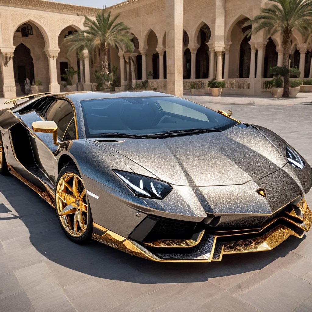 Picture a luxurious Lamborghin | image created by maehara | Tensor.Art