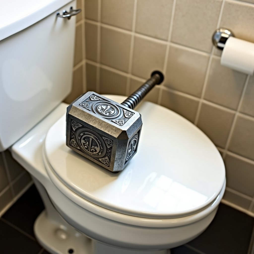 A toilet that only God can use | image created by maehara | Tensor.Art