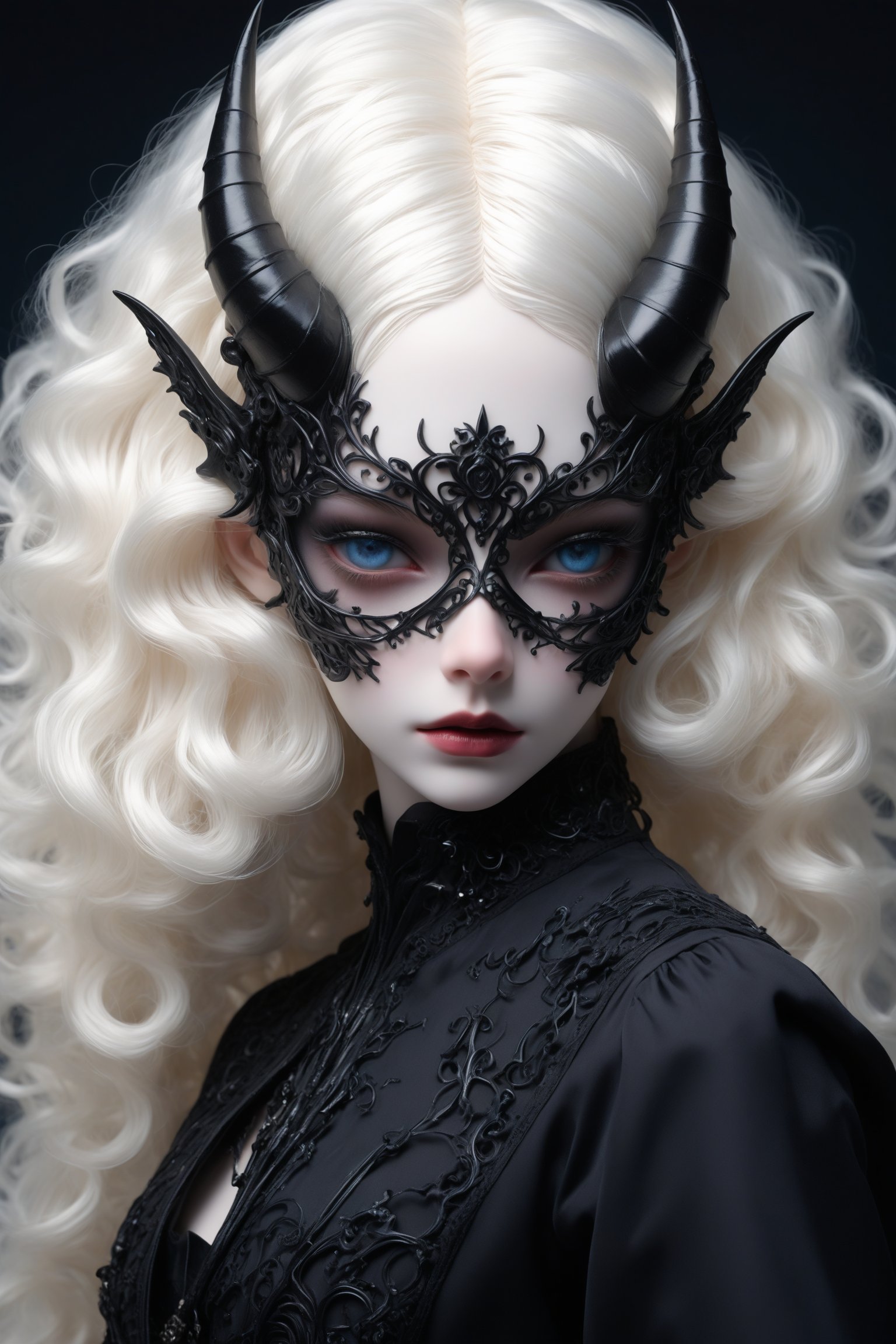 albino demon Princess,Beautifu | image created by maehara | Tensor.Art
