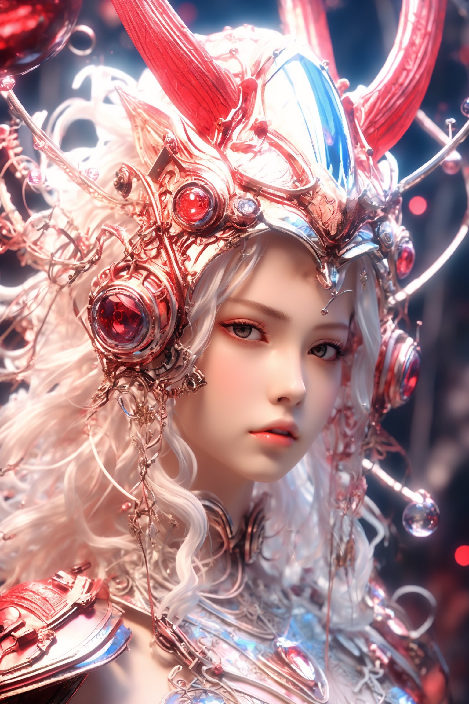 albino demon | image created by maehara | Tensor.Art