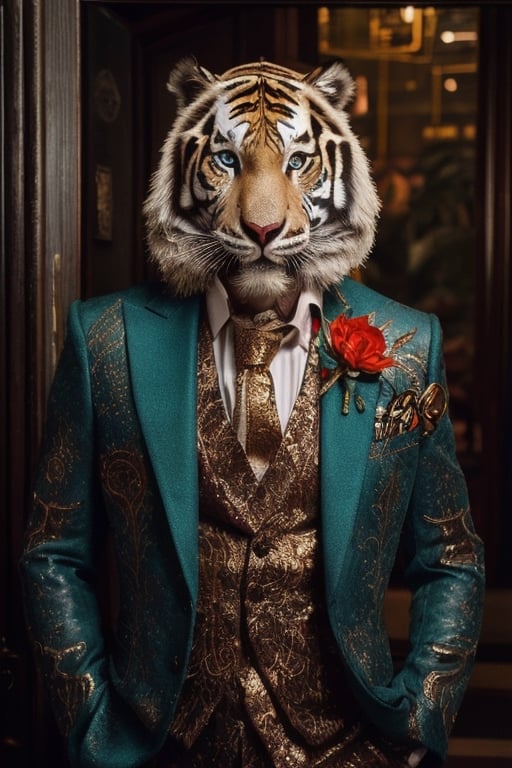 MAJESTIC TIGER | image created by MAYOR TIGRE BLANCO | Tensor.Art