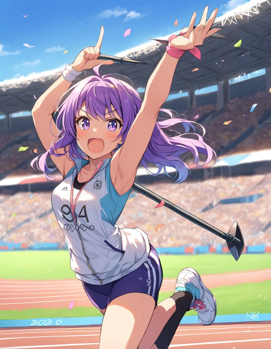 #Olympics Javelin | image created by Ai boo | Tensor.Art