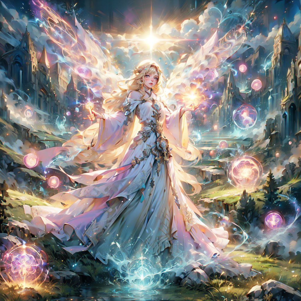 Holy Descent | image created by Fantasy Idea | Tensor.Art