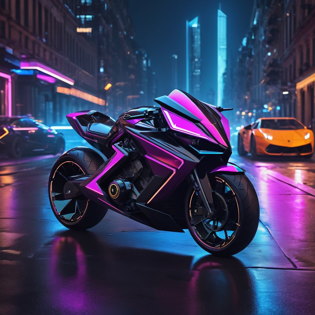 Imagine a futuristic sports mo | image created by Daghost68 | Tensor.Art
