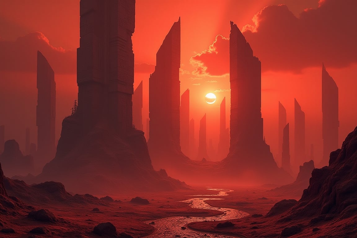 A colossal, ancient structure | image created by Chongas | Tensor.Art