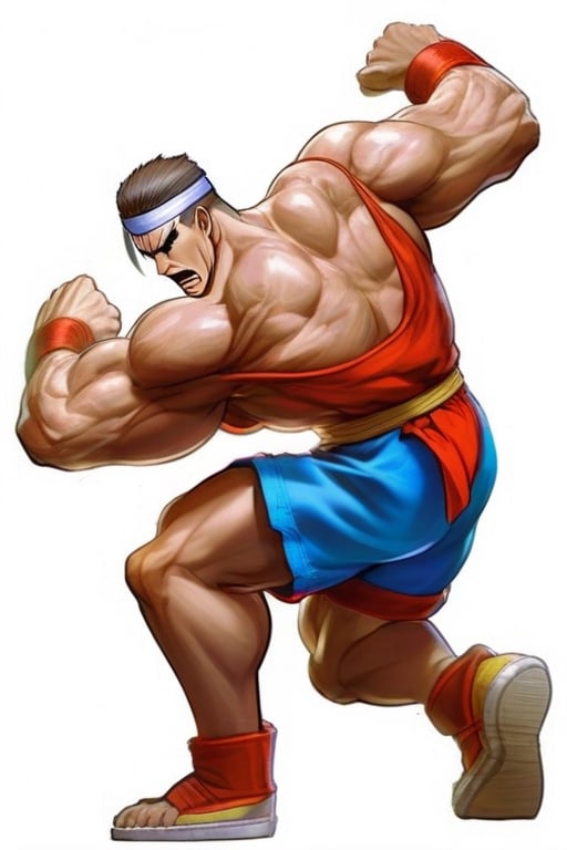 MALE fighting game character, | image created by user ...