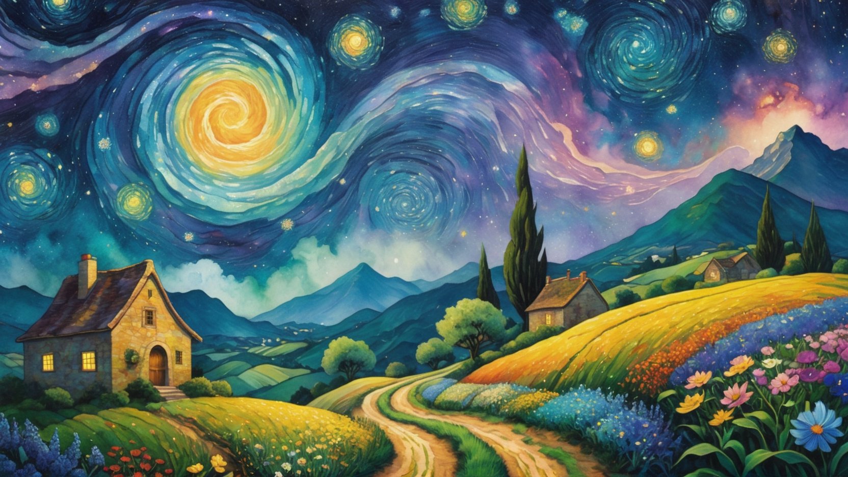 oil painting concept art, vibr | image created by gohgohgoh-ha | Tensor.Art