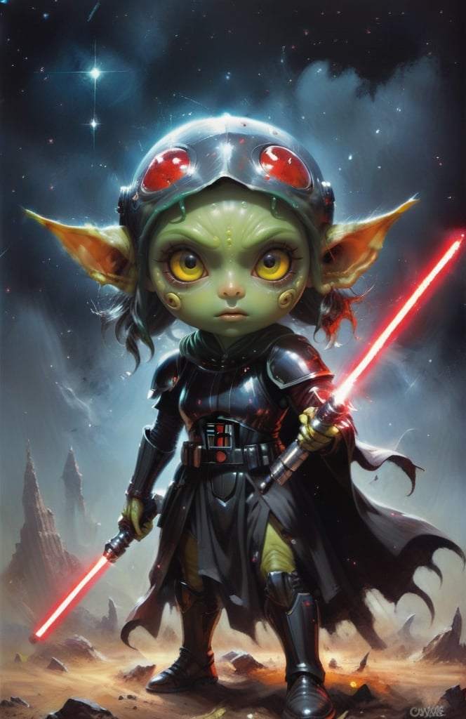 #TrickorTen | Space - Goblin - | image created by desargo | Tensor.Art