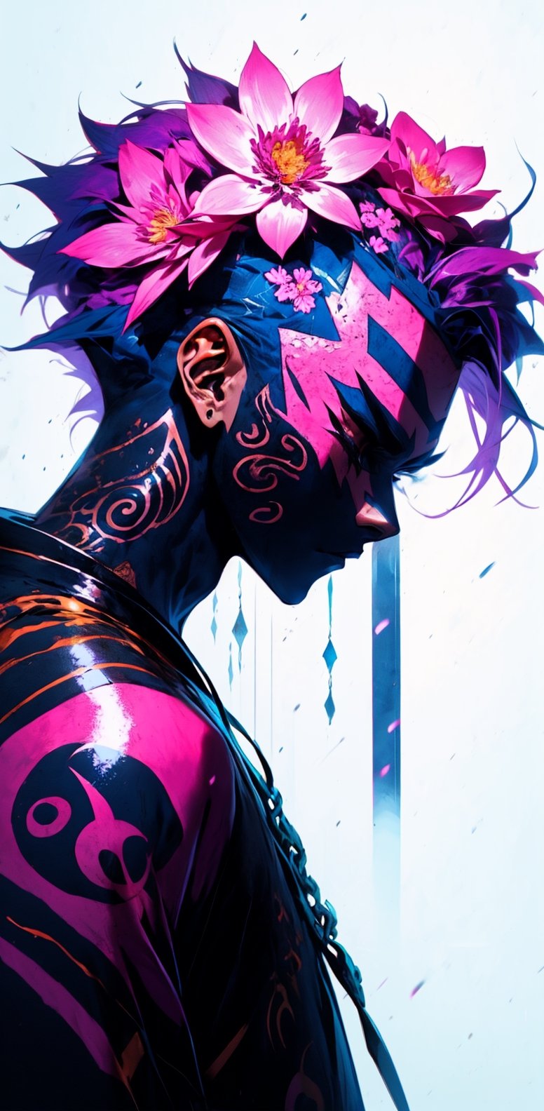 Flower Ninja | image created by Bararat | Tensor.Art