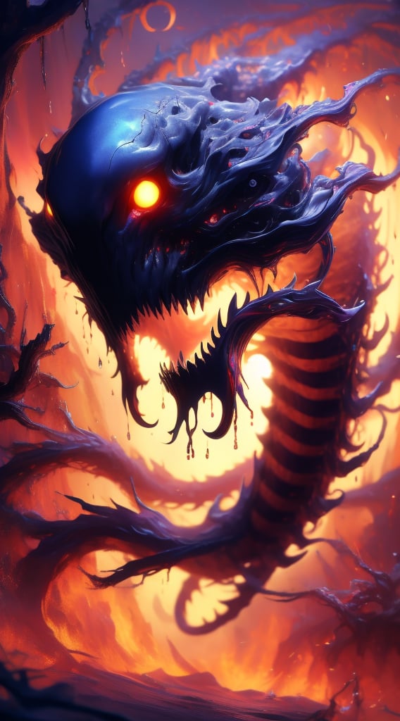 A sleekly menacing Xenomorph c | image created by Servibot | Tensor.Art