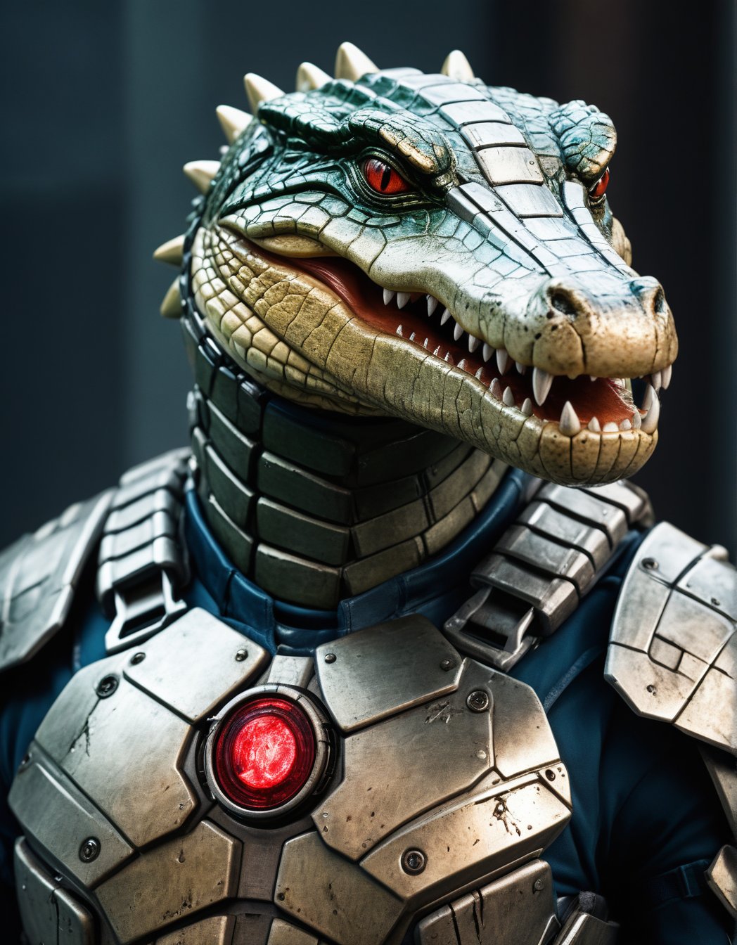 Crocodile soldier with 5th war | image created by Ivan B.A. | Tensor.Art