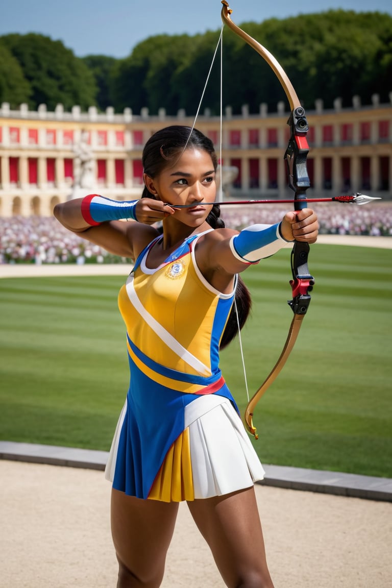 Archery | image created by MidnAi | Tensor.Art