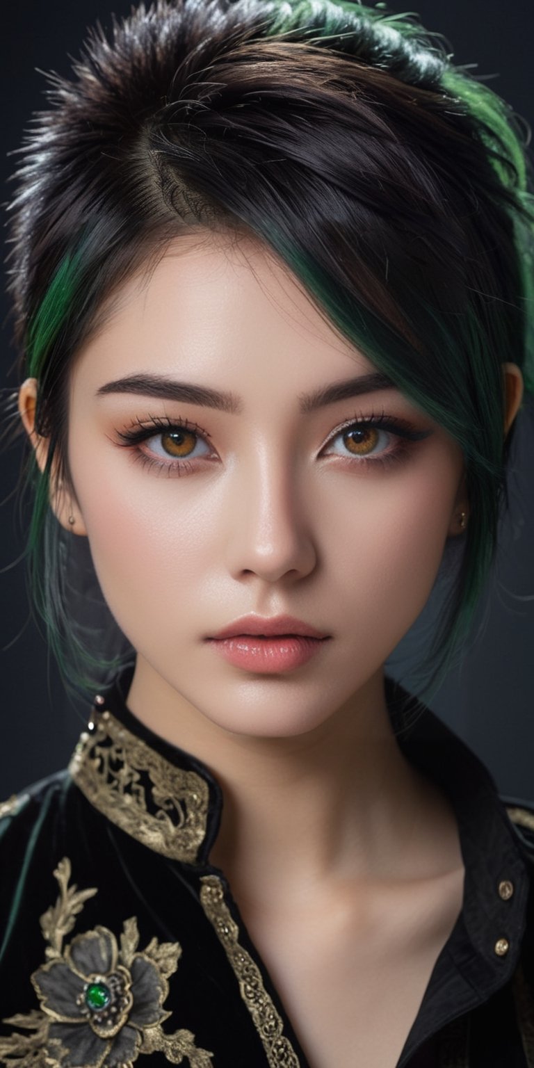 Green touch | image created by Usero-z | Tensor.Art