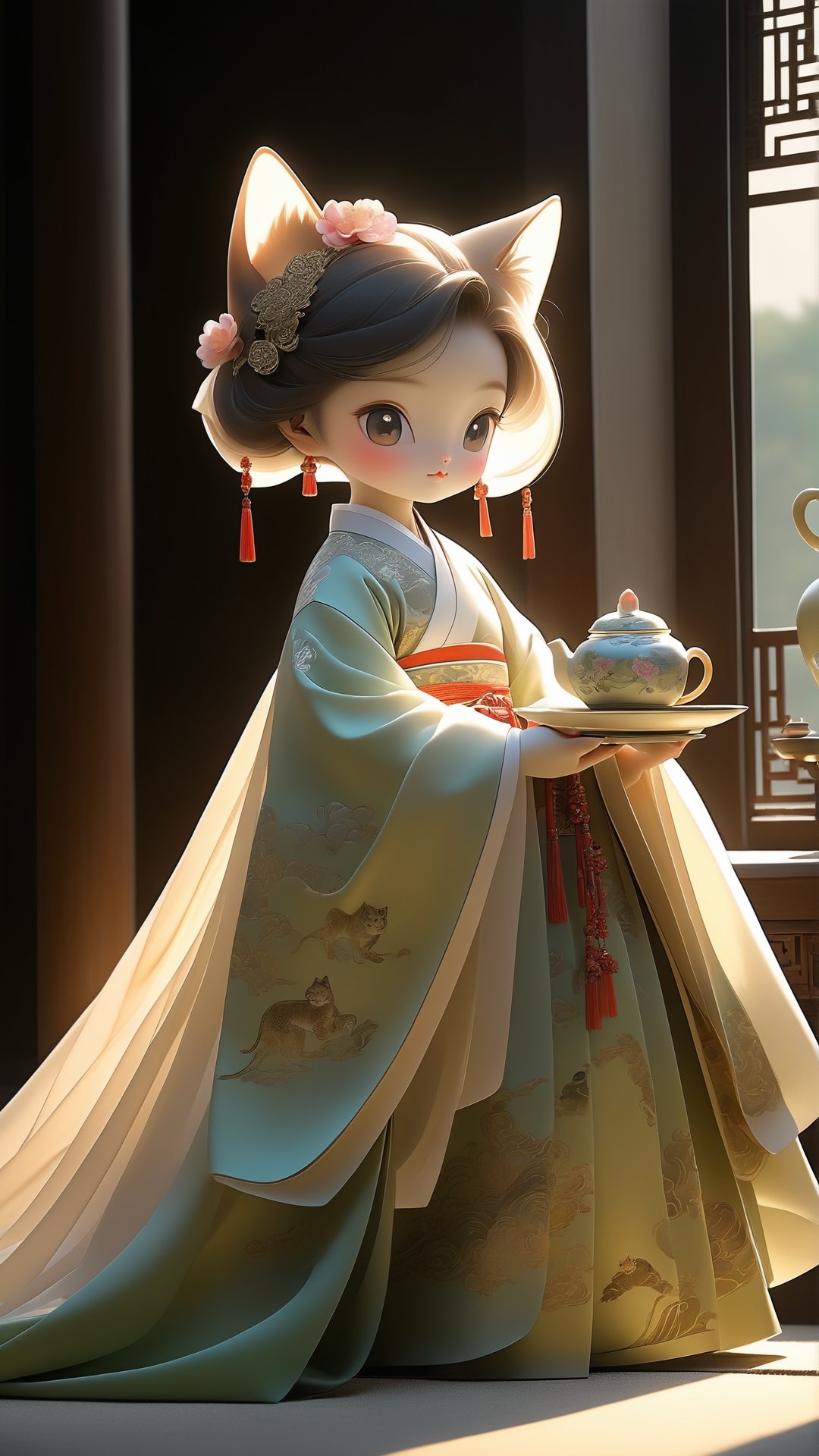 Adorned in the splendid garmen | image created by Grace Jian ai ...