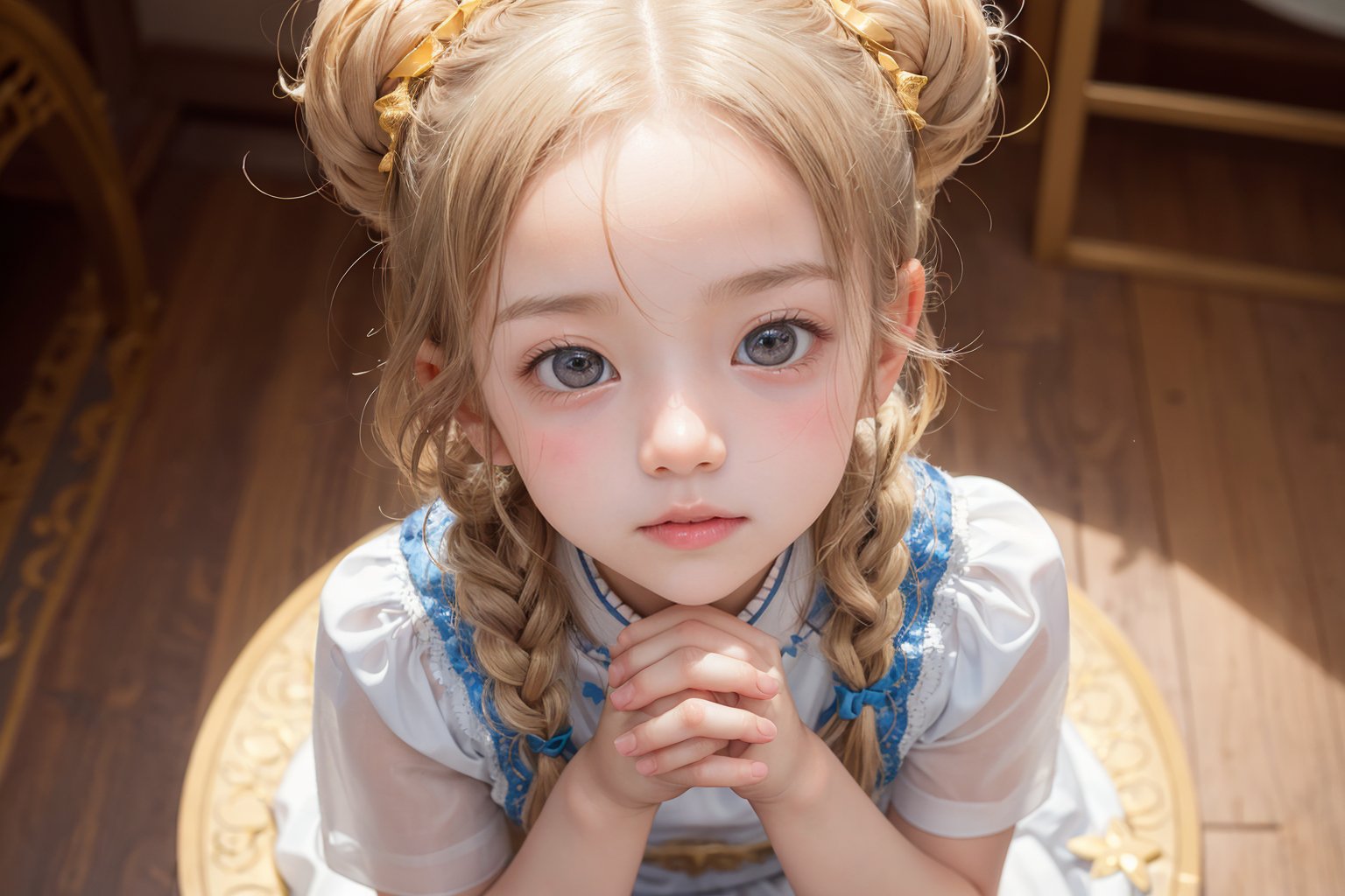 Envision a cute little girl, w | image created by LUCIAN | Tensor.Art