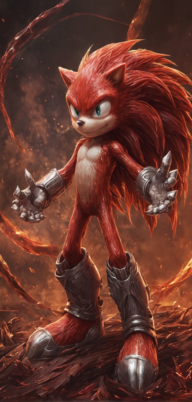 Sonic team sonic, tails, knuck | image created by viper_66789 | Tensor.Art