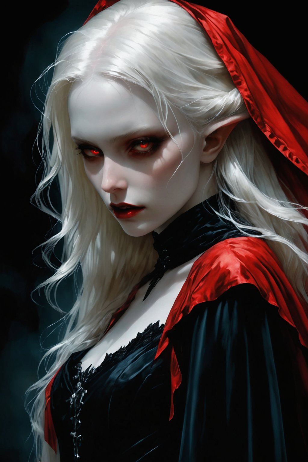 Beautiful Vamp | image created by Froggy100 | Tensor.Art