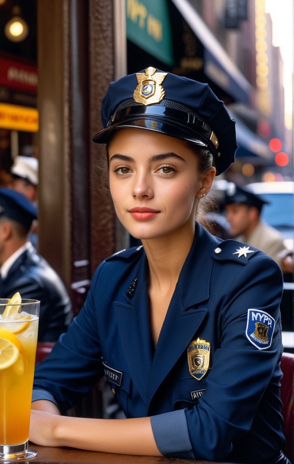 NYPD girl (1/9) | image created by EclipseKww | Tensor.Art