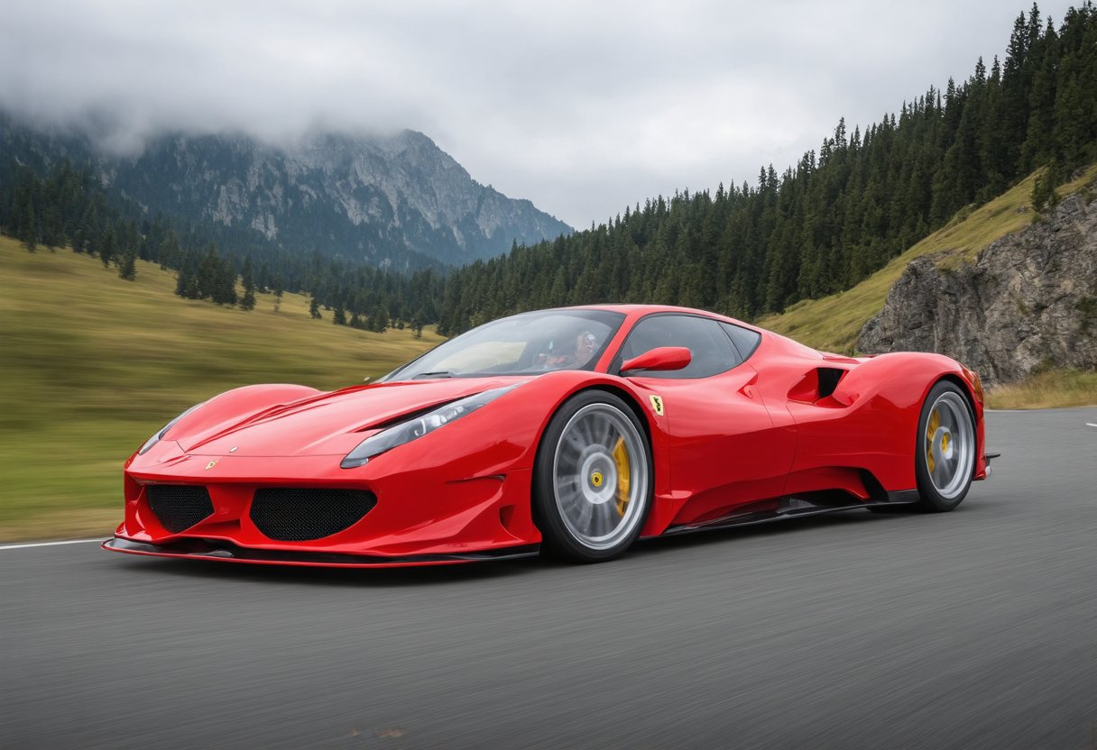 Ferrari (1/10) [SD3] | image created by EclipseKww | Tensor.Art