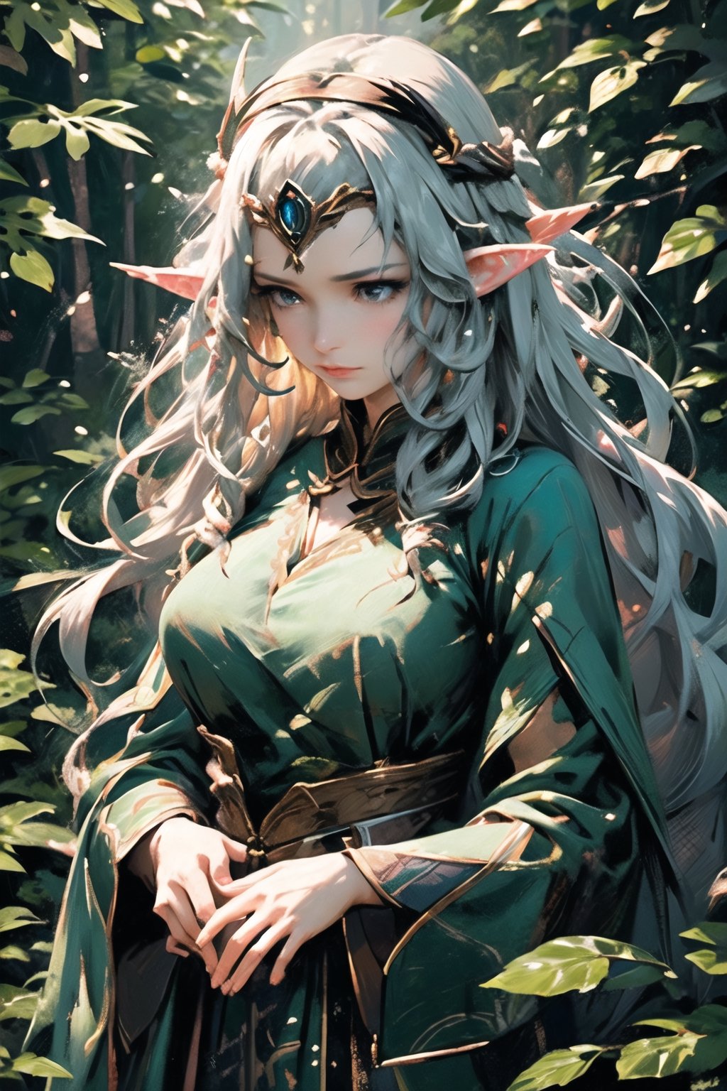 Elf princess anime version pai | image created by Kennydead | Tensor.Art