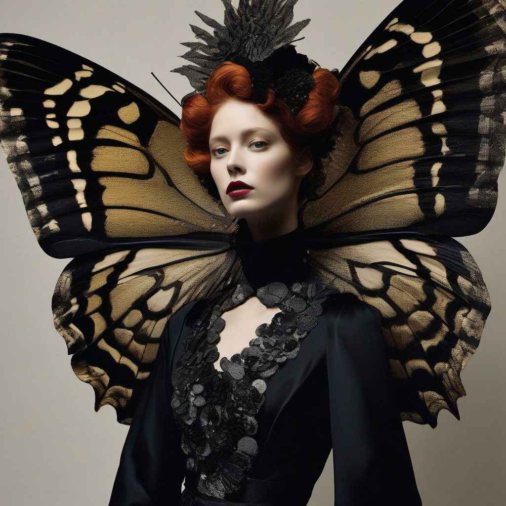 A striking and surreal fashion | image created by SometimesWitchy ...