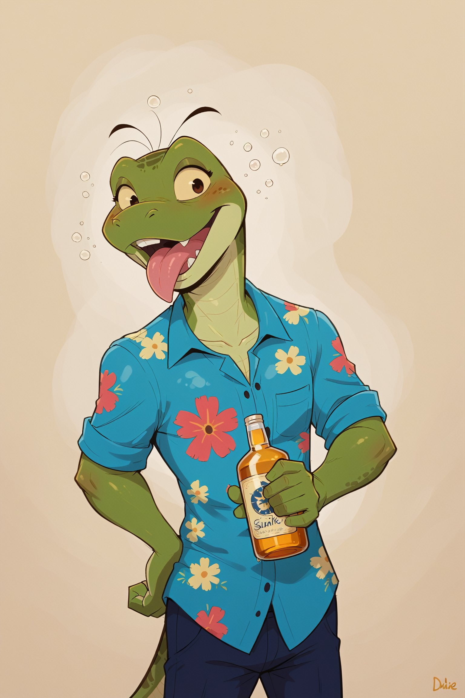 Something different, drunk Li | image created by ArtSensei | Tensor.Art
