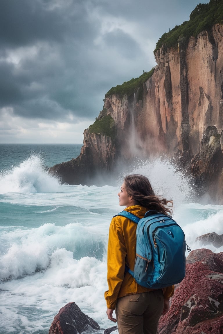 cliff coast | image created by Aiartmanager | Tensor.Art