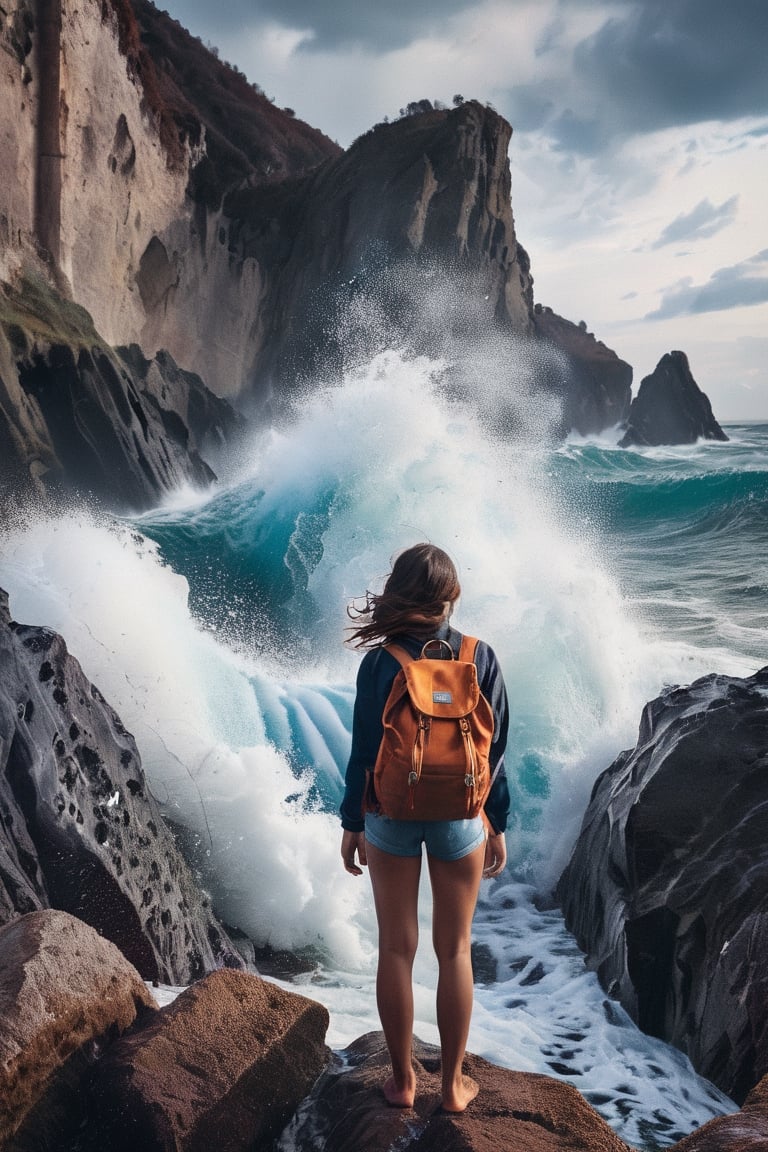 cliff coast | image created by Aiartmanager | Tensor.Art