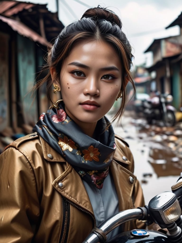 Fashion portrait of a Myanmar | image created by user_Pejotl2607 ...