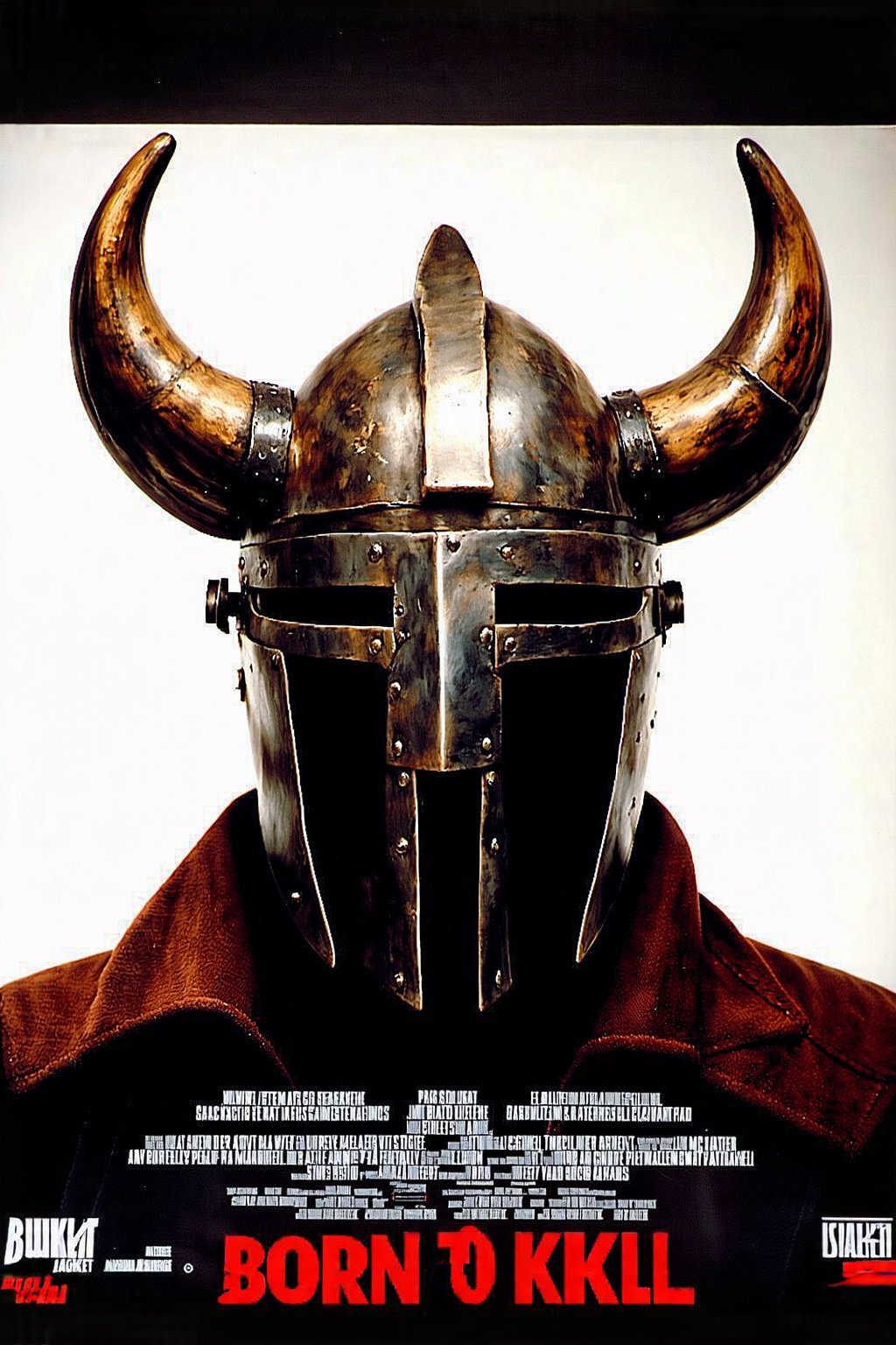1987 Movie poster, titled "BUL | image created by NoMansLander | Tensor.Art