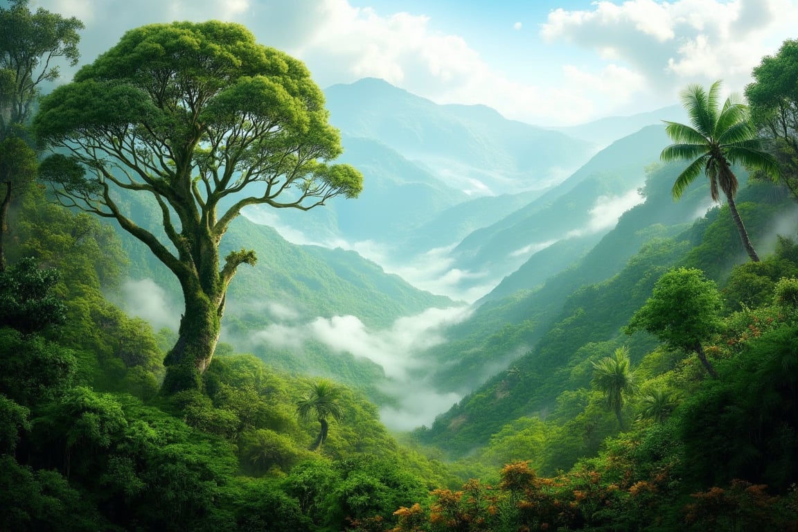 Tropical Rainforest | image created by MayaKannan | Tensor.Art