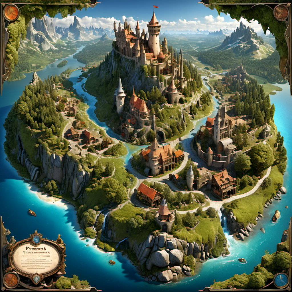 Drafts 2/2 of a medieval city | image created by JulienWolfkiller ...