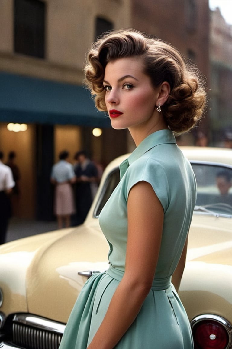 (((Iconic fashion photo 1950s | image created by mal2 | Tensor.Art